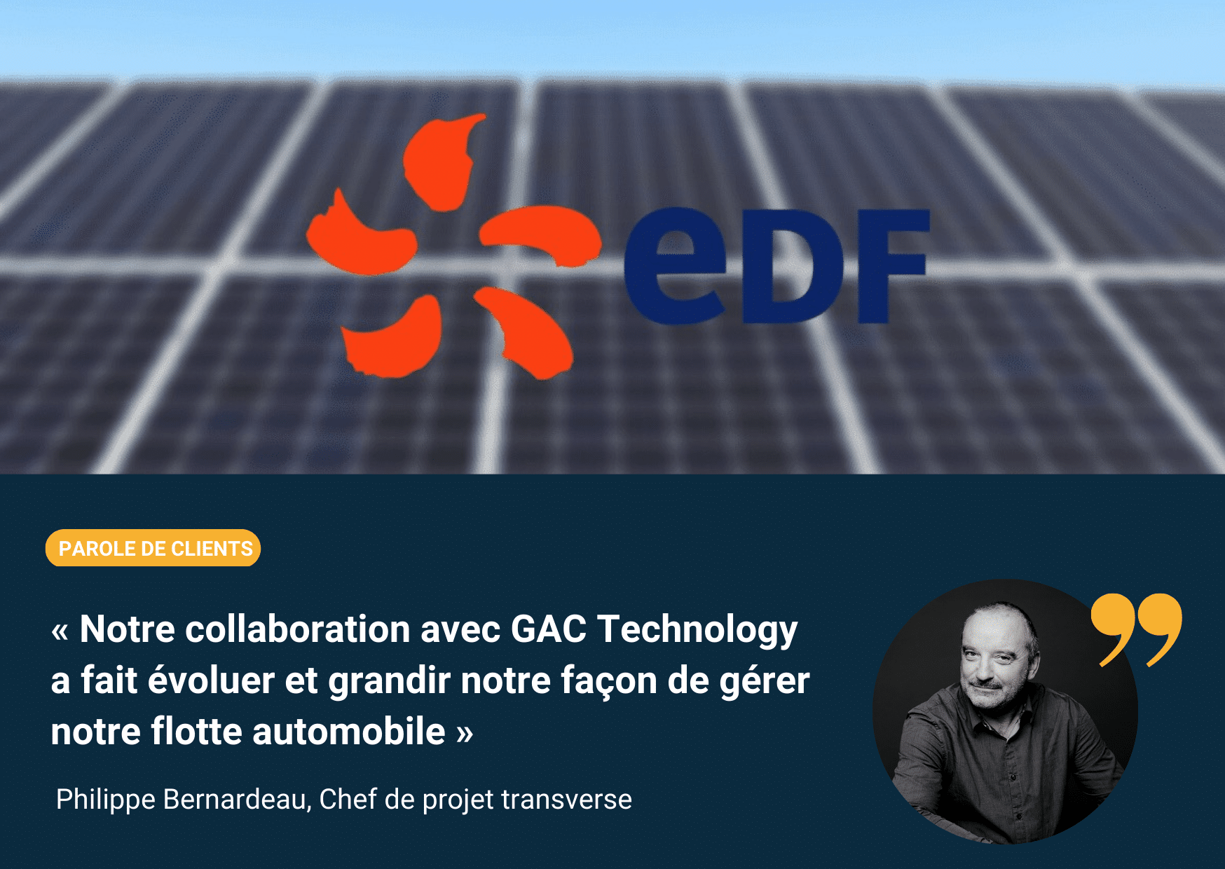 EDF x GAC Technology : une nouveau logiciel de gestion de flotte